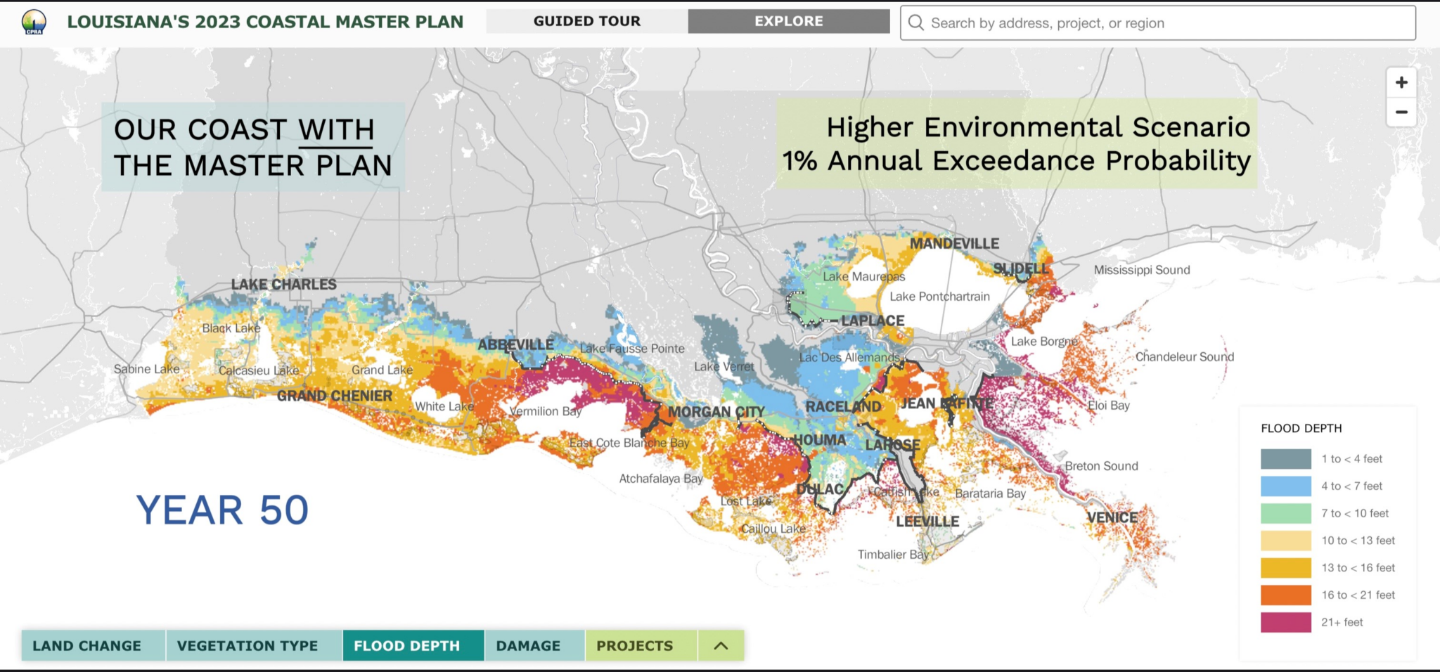 Coastal Protection and Restoration AuthorityData Tools | Coastal ...