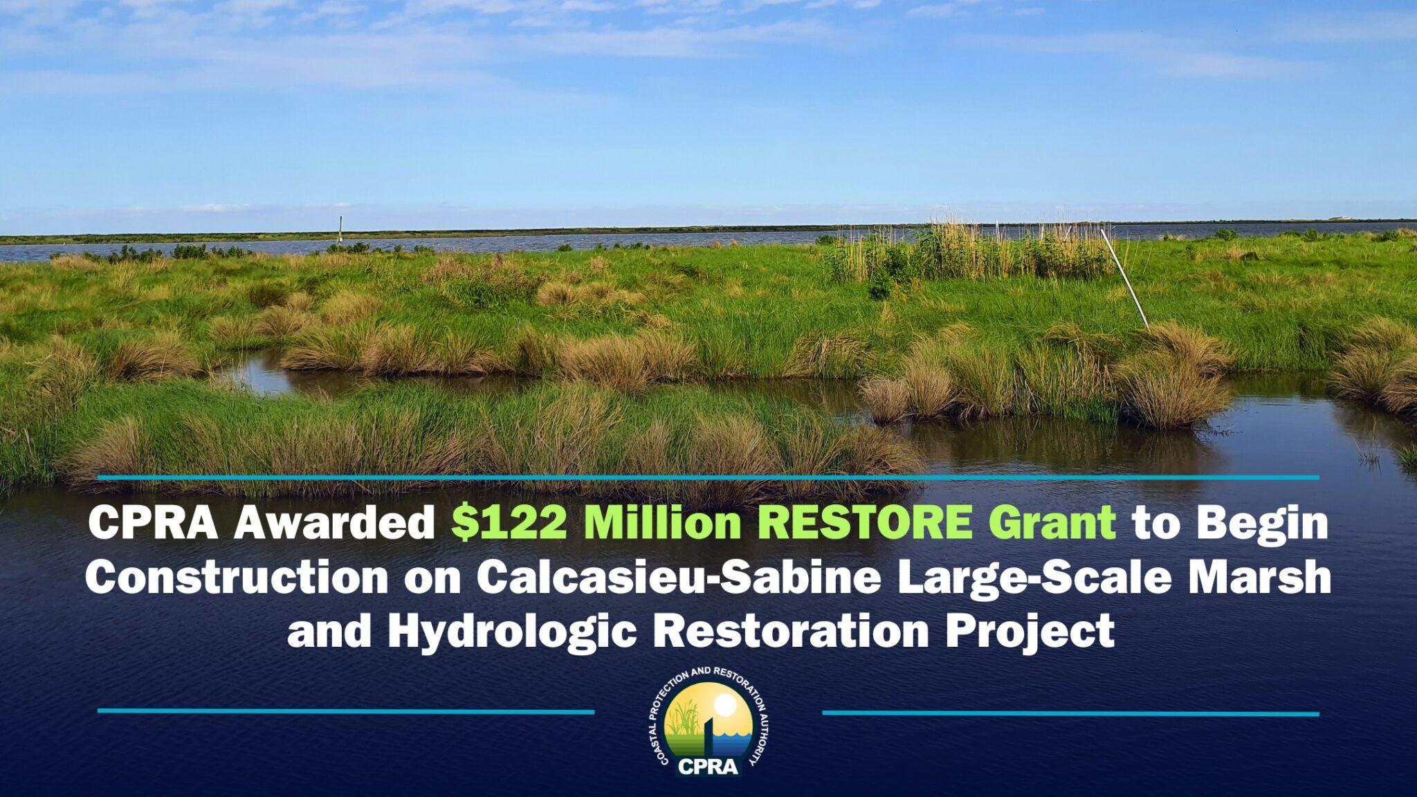 Coastal Protection and Restoration AuthorityCPRA Awarded $122 Million ...